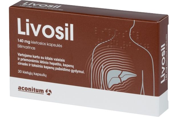 Livosil 140mg kietosios kapsulės N30
