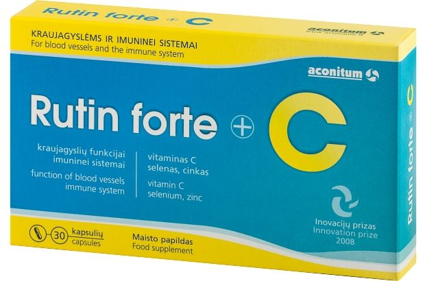 Rutin forte kapsulės N30