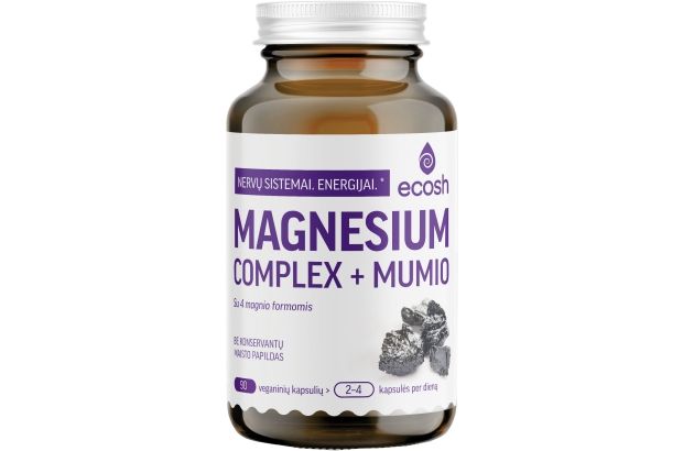 ECOSH Magnesium complex + Mumio kapsulės N90